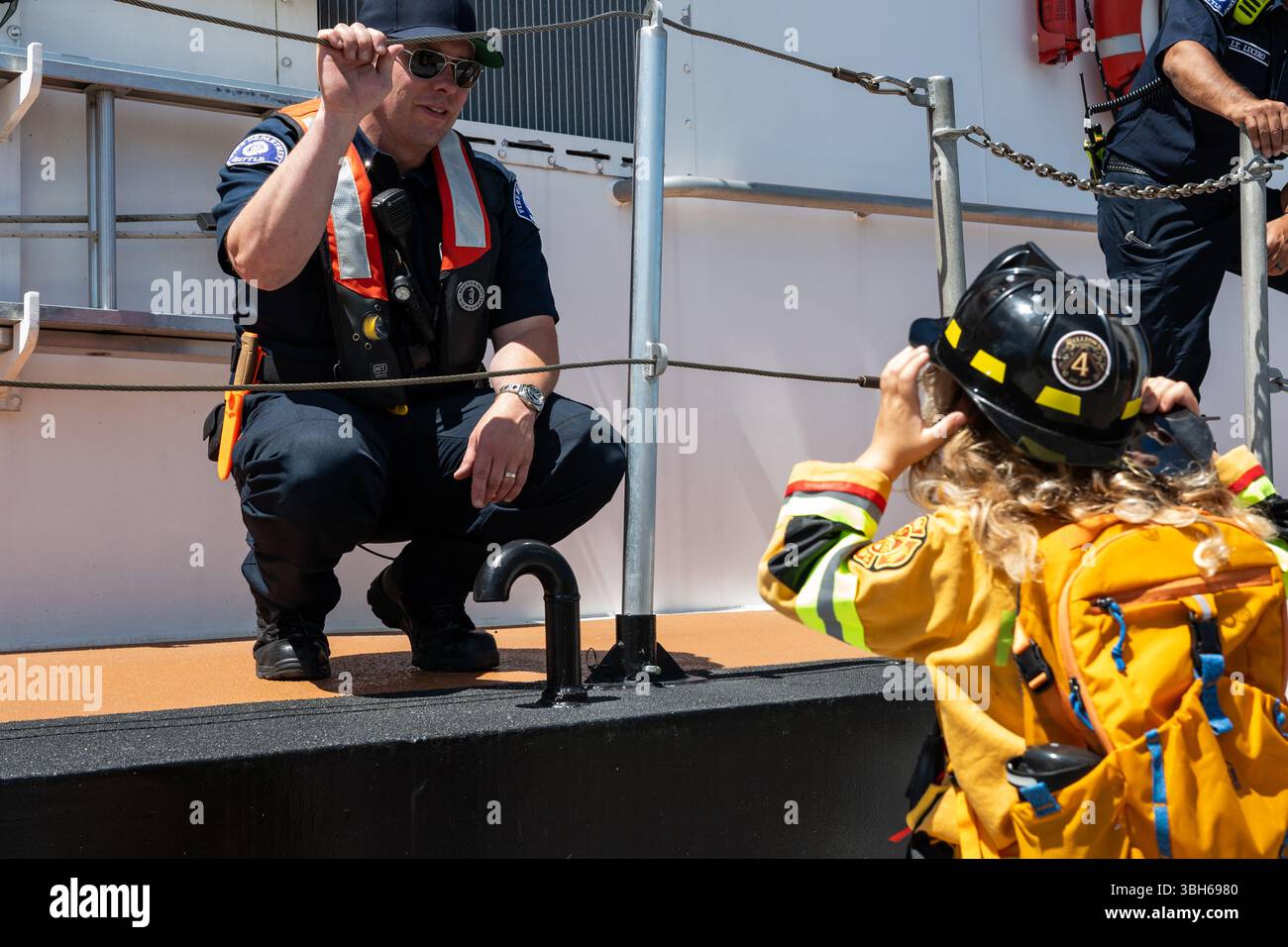 Seattle, USA. 7th Jun 2025. The Seattle Fire Department holds Fire Day ...