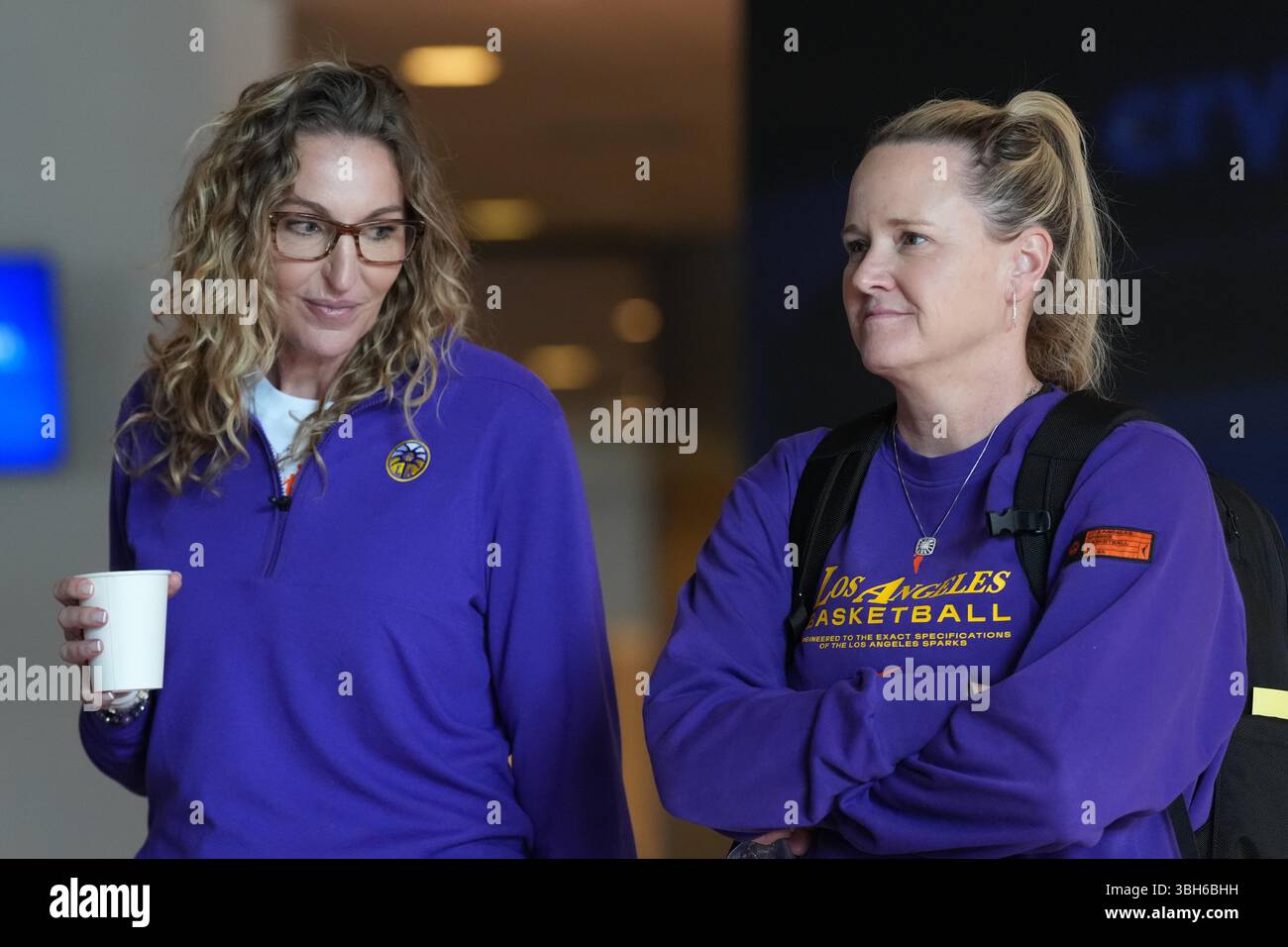 Los Angeles, United States. 13th May, 2025. LA Sparks general manager ...