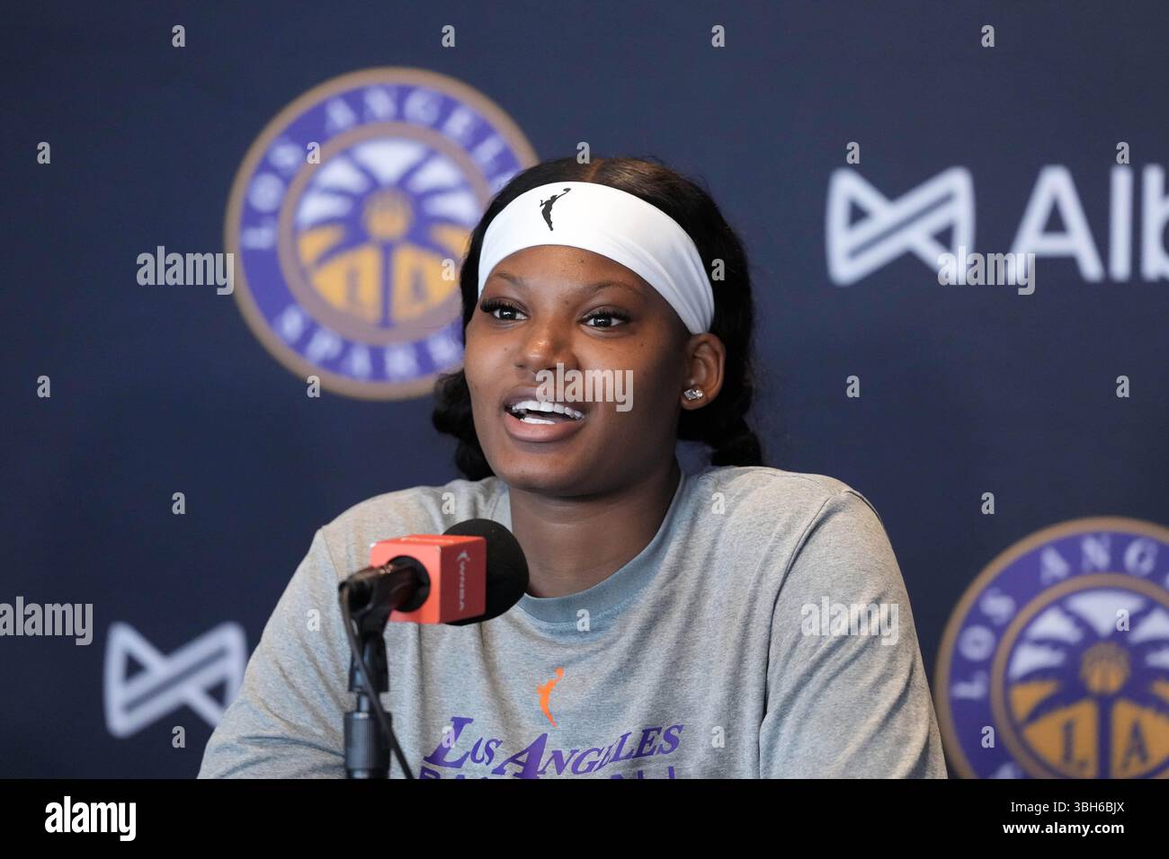 Los Angeles, United States. 13th May, 2025. LA Sparks forward Sania ...