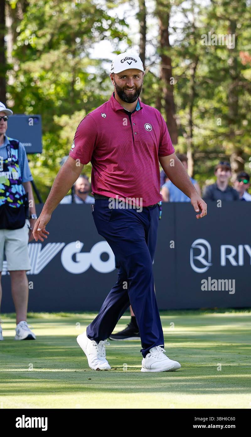 Gainesville Virginia, USA. 7th June, 2025. Jon Rahm of Legion XIII ...