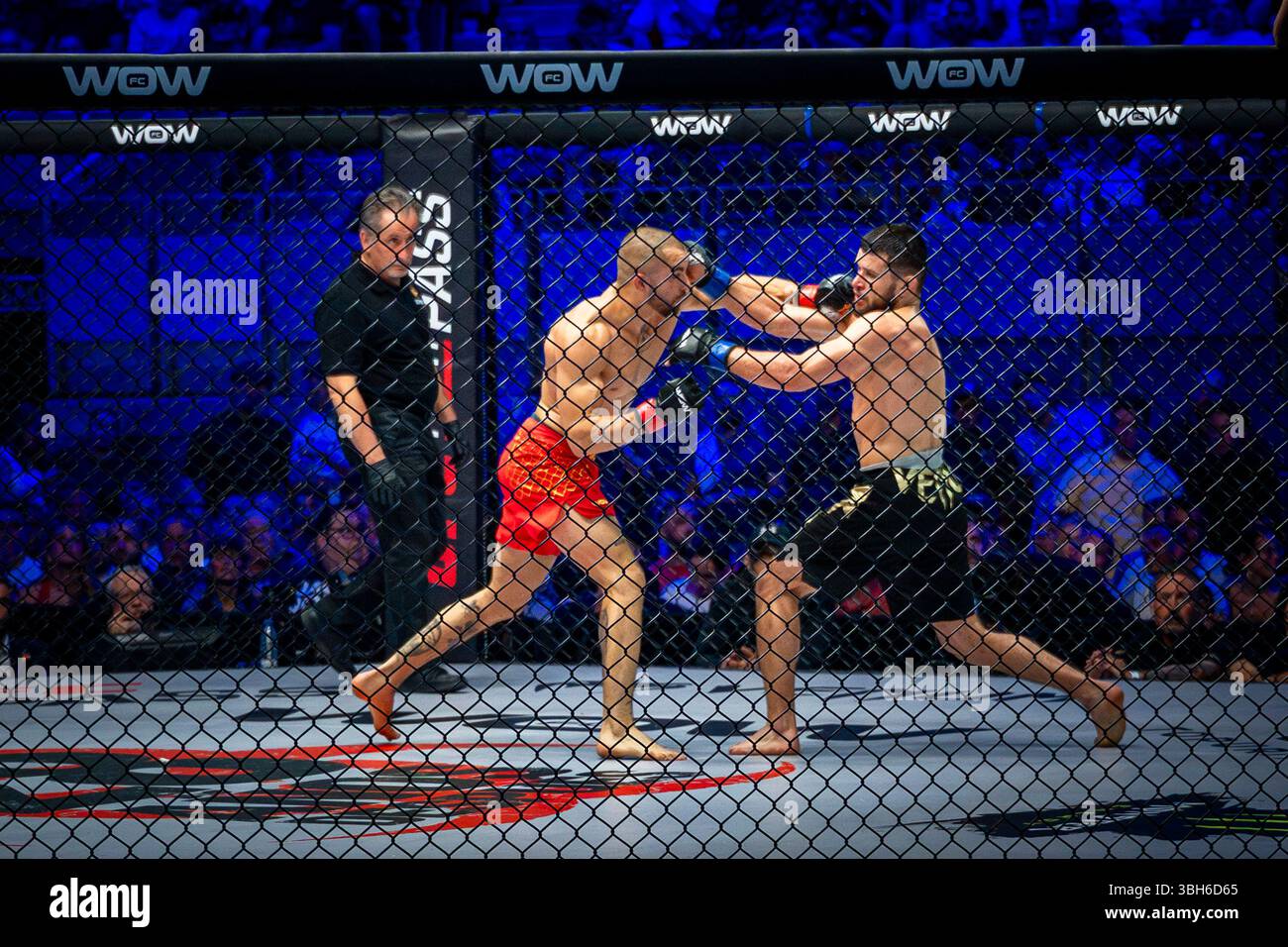 Madrid, Spain. June 7, 2025. Nikolay Grozdev VS Nacho Campos fight ...