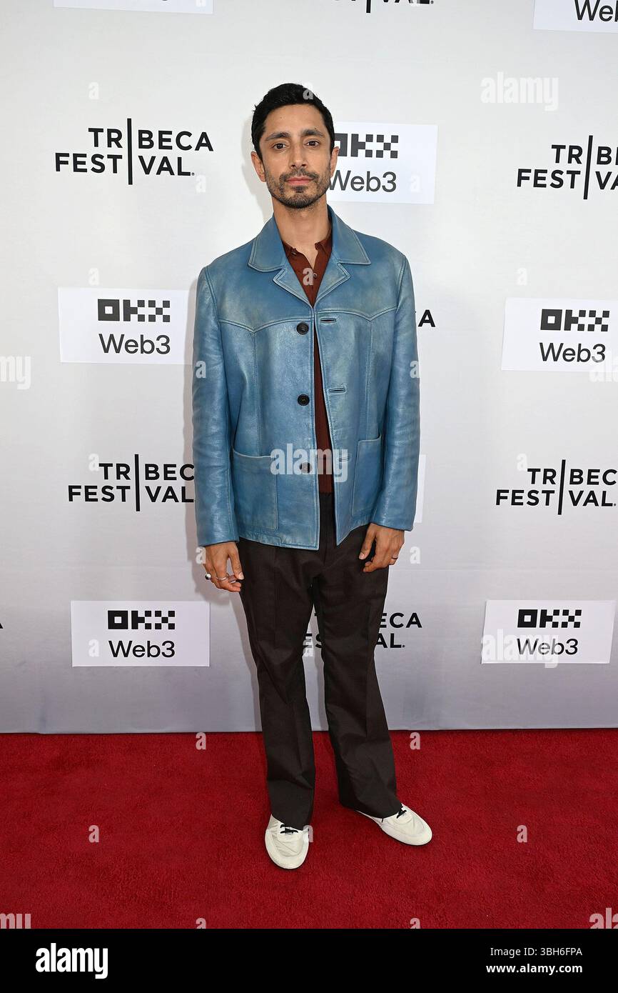 Riz Ahmed attends the "Relay" US Premiere at Tribeca Festival on June 7 ...