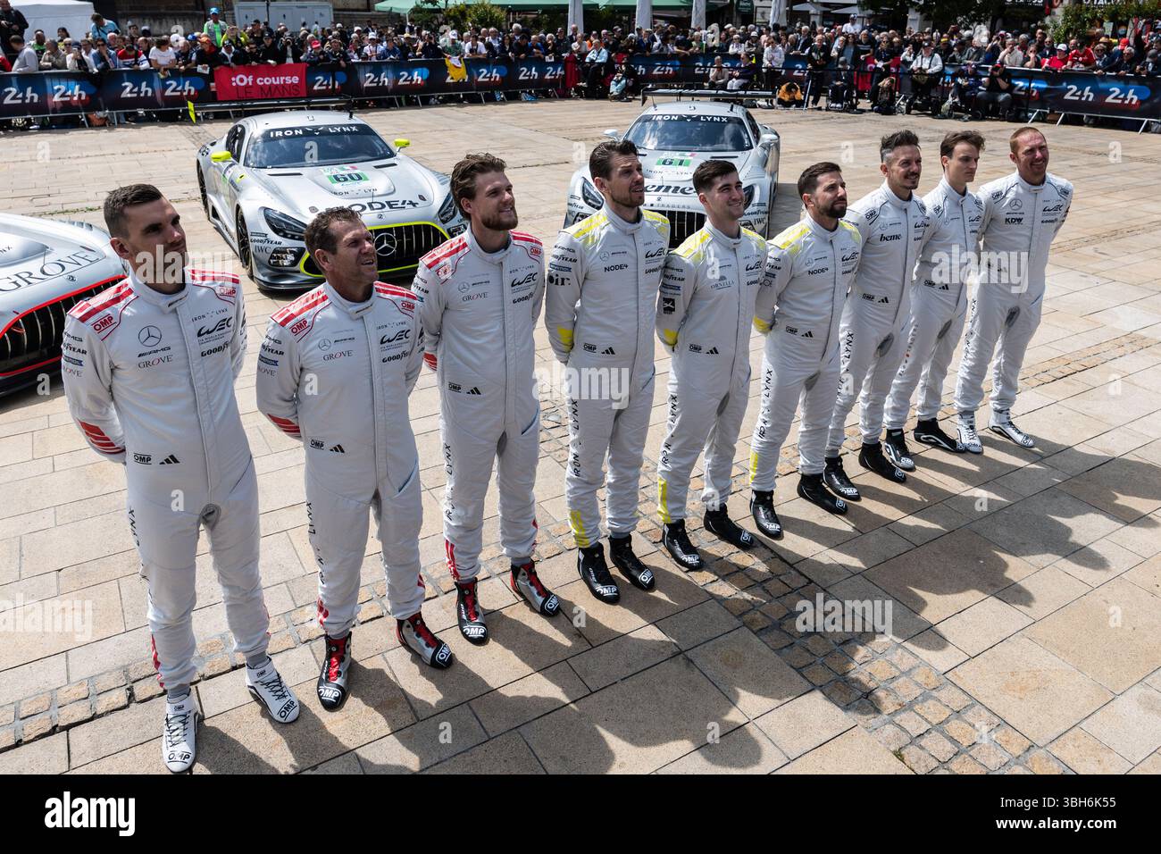 LE MANS, FRANCE - JUNE 6: # Team Mercedes Iron Lynx during the Previews ...