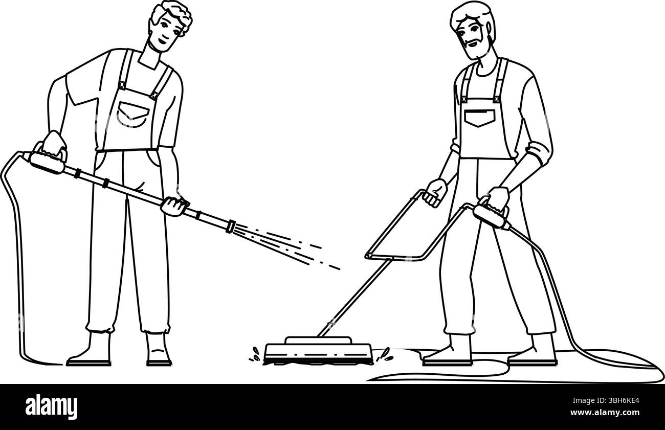 wash pressure washing vector Stock Vector Image & Art - Alamy