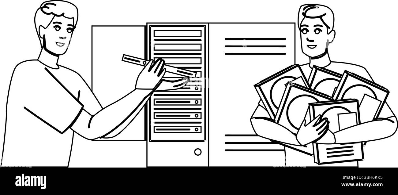 storage raid arrays vector Stock Vector Image & Art - Alamy