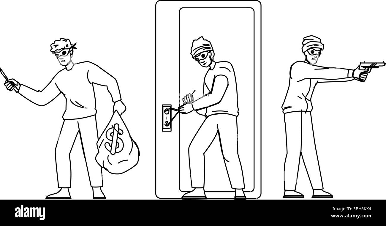 mask robber vector Stock Vector Image & Art - Alamy