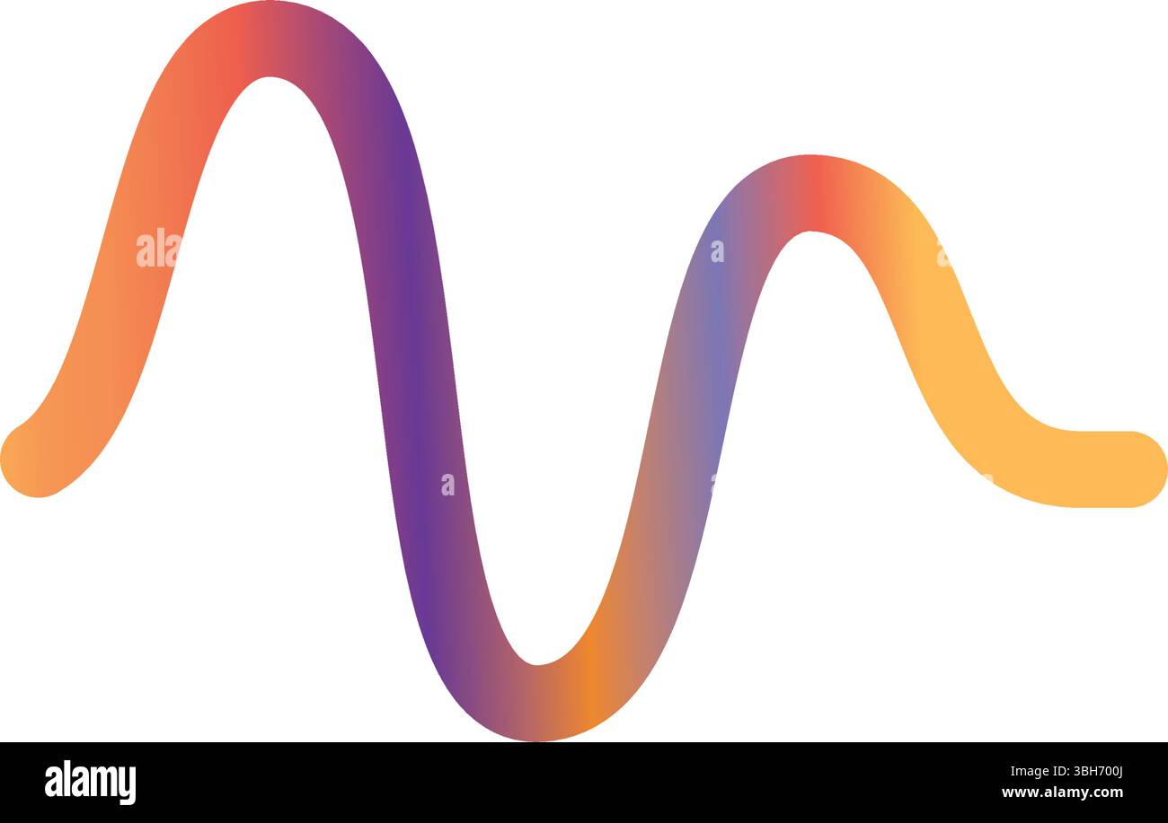 soundwave ilustration logo icon template design Stock Vector Image ...