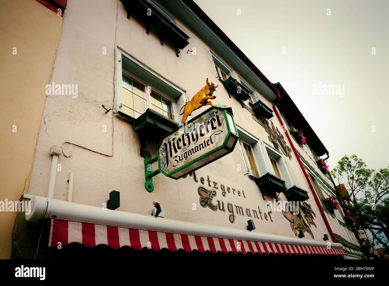 Old butcher's shop sign Stock Photo - Alamy