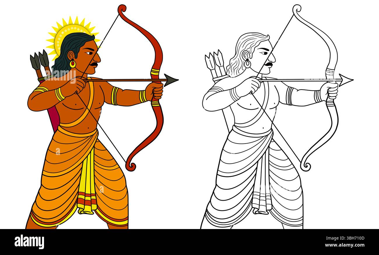 Story from indian epic Cut Out Stock Images & Pictures - Alamy