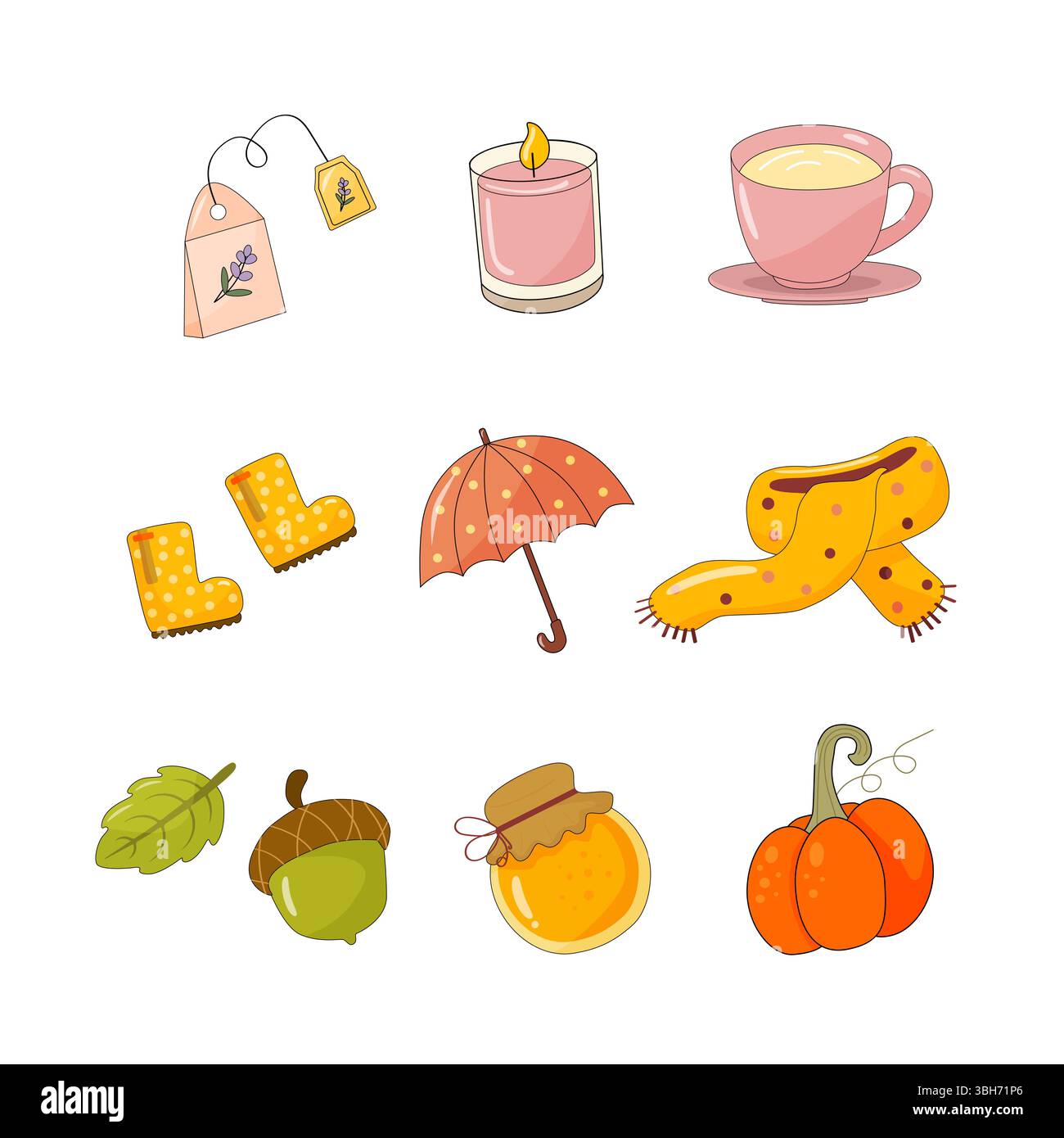 Cozy tea bag Stock Vector Images - Alamy