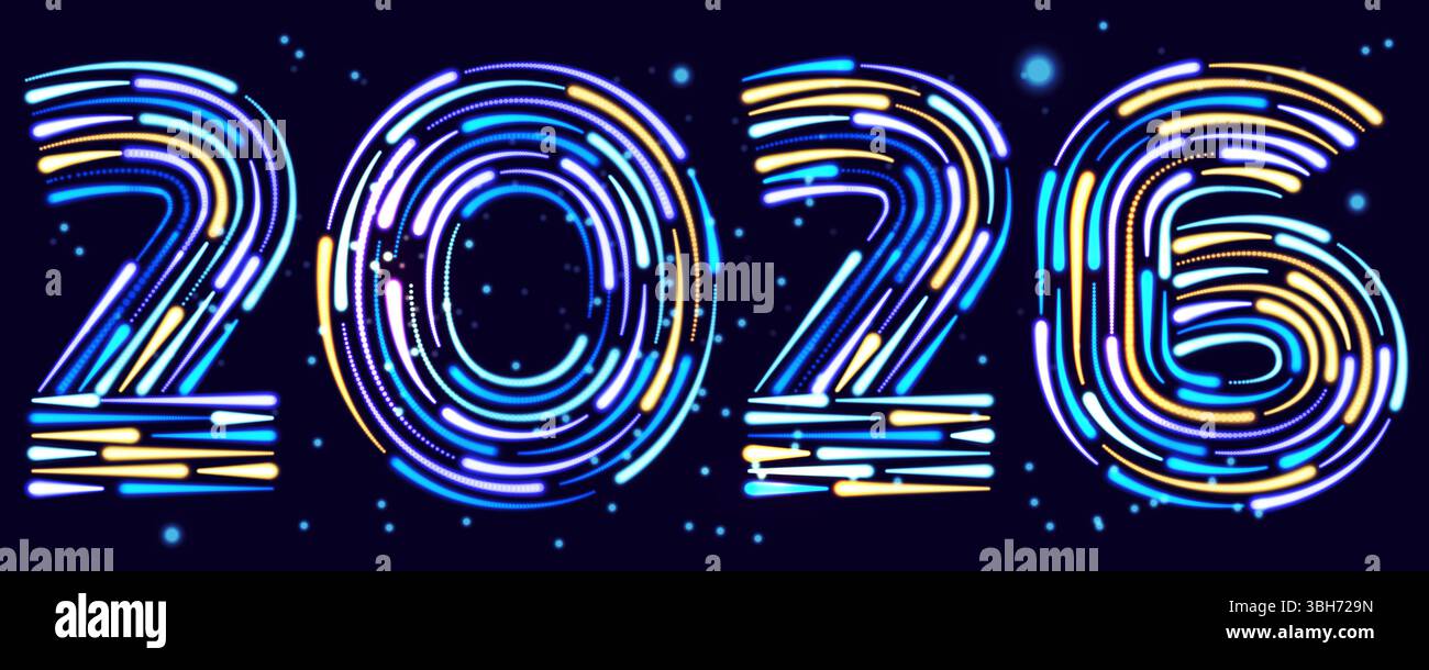 2026 futuristic art vector hi-res stock photography and images - Alamy