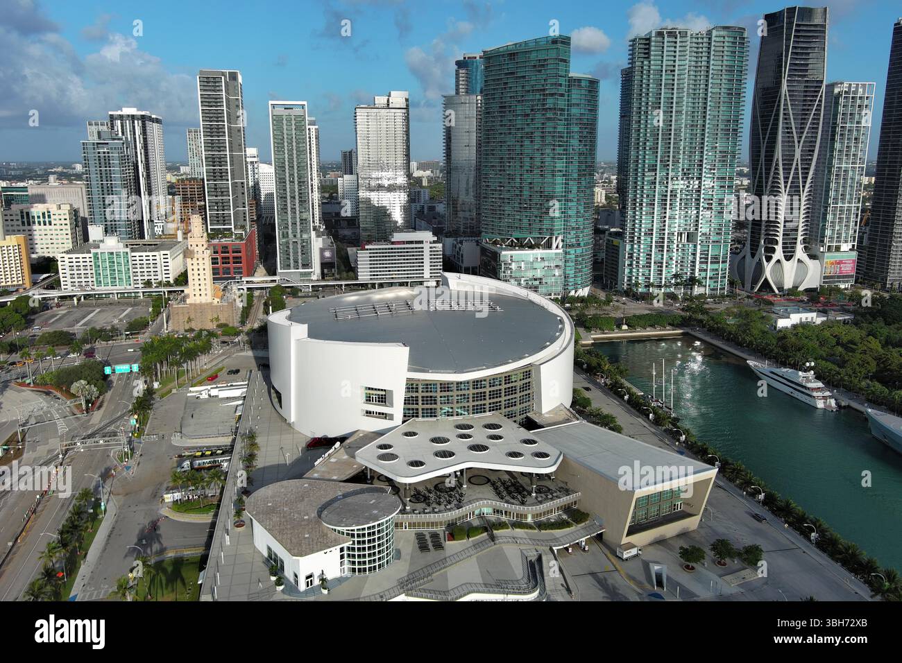 Miami, United States. 03rd May, 2025. A general overall aerial view of ...