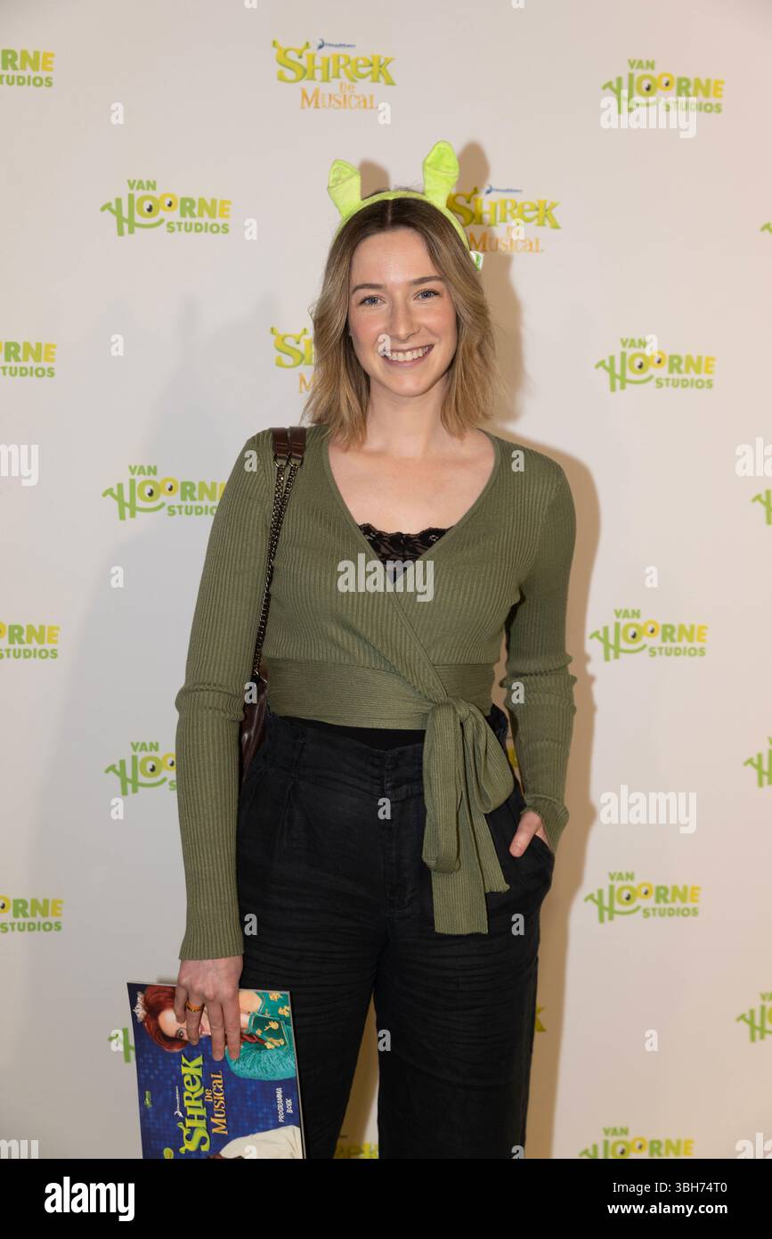 Premiere Shrek de Musical ANTWERP, BELGIUM - JUNE 7: Lisa Gerlo during ...