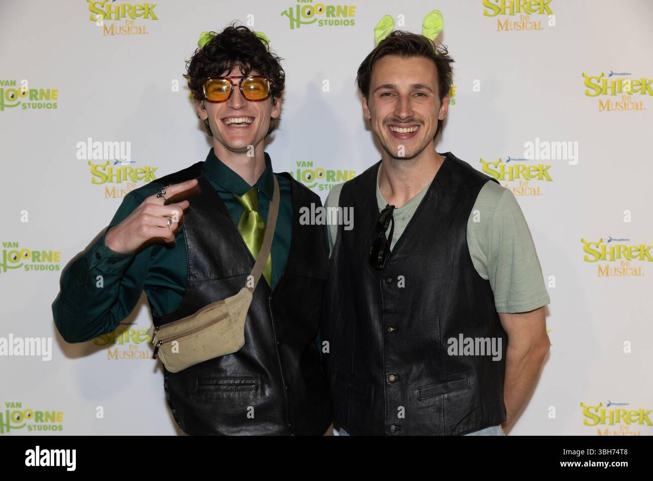 Premiere Shrek de Musical ANTWERP, BELGIUM - JUNE 7: Len Neefs during ...