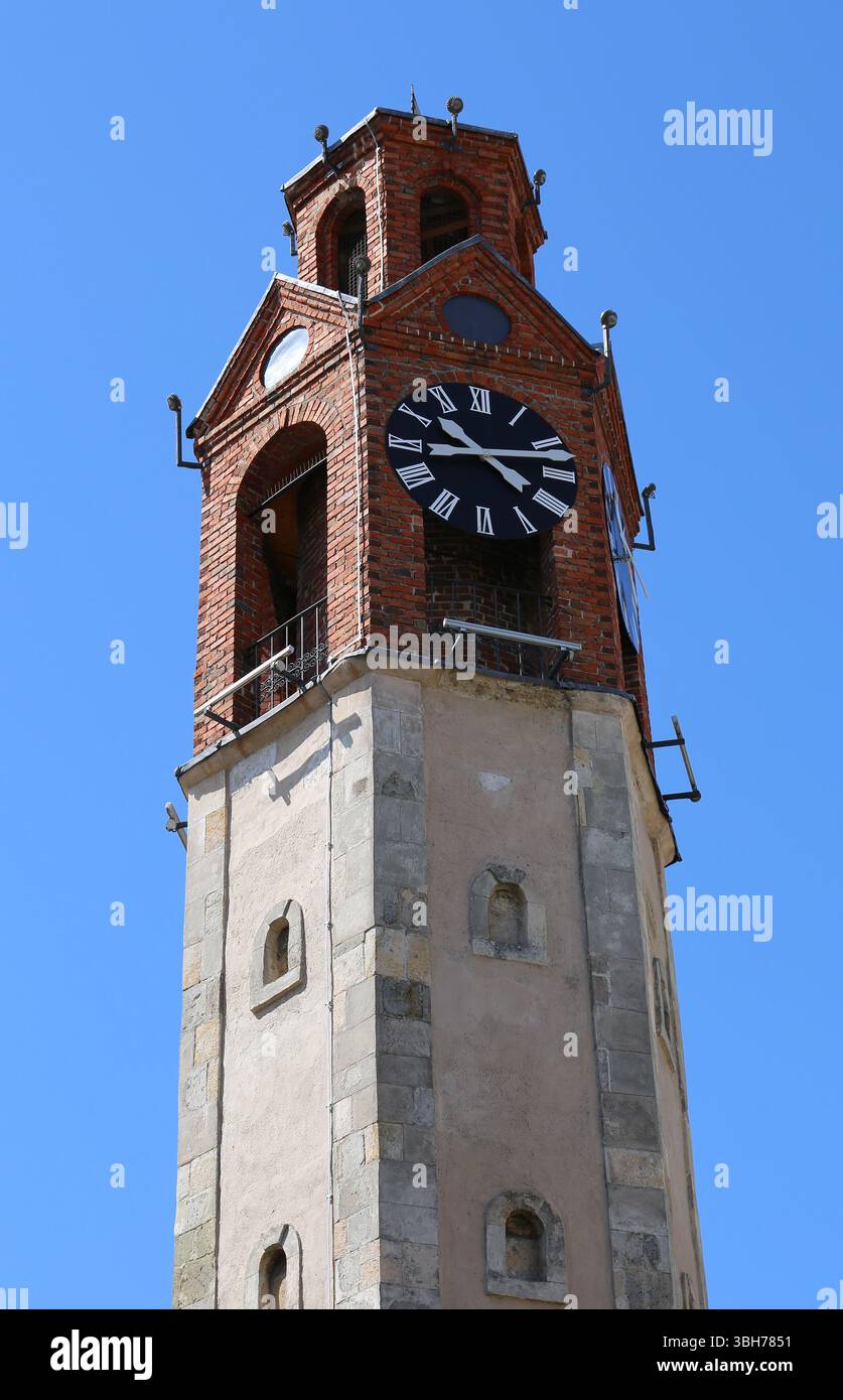Ottoman era Pristina Clock Tower in Pristina, Kosovo Stock Photo - Alamy