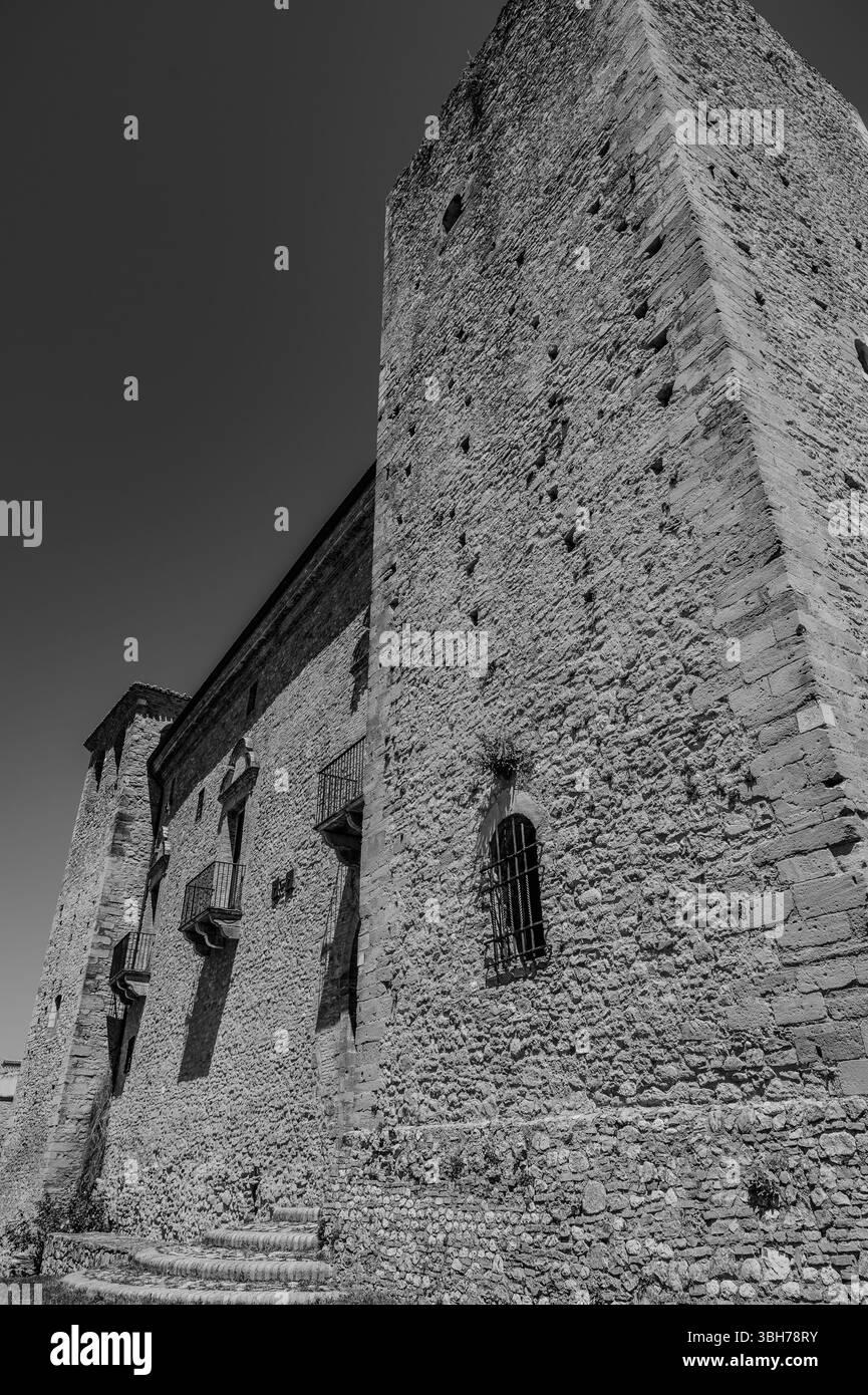 The castle is composed of four corner towers that enclose as many ...