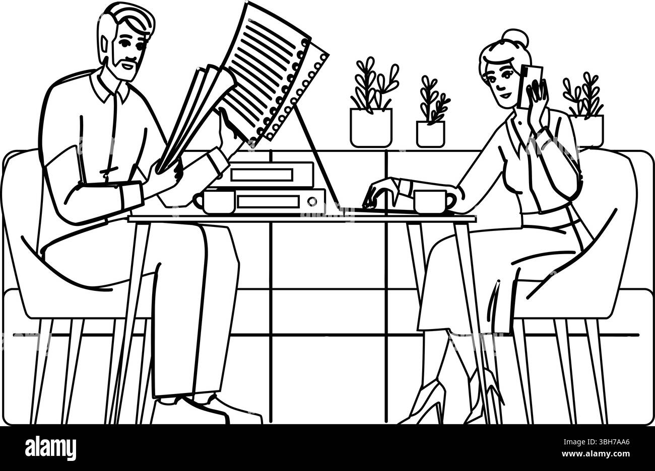 Remote work cafe Cut Out Stock Images & Pictures - Alamy