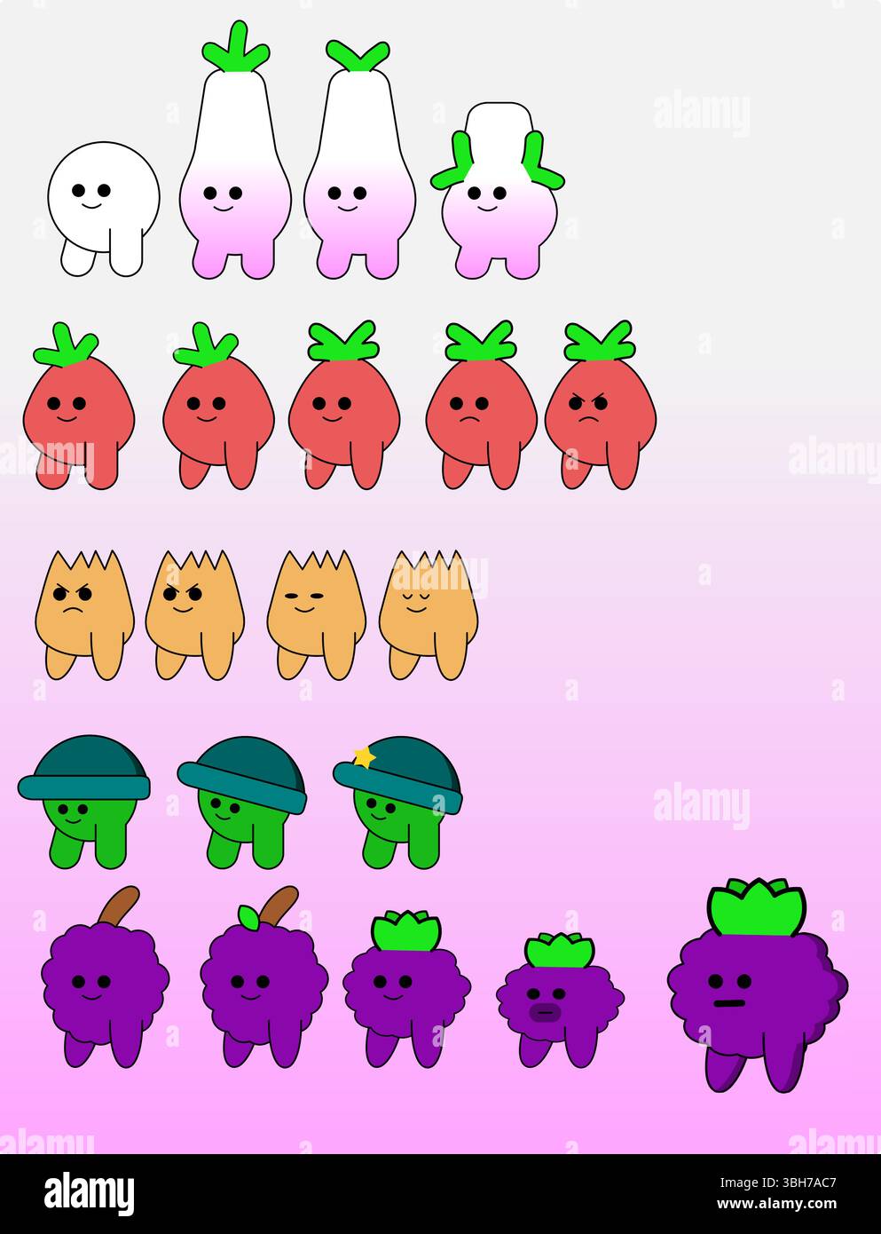 2d character hi-res stock photography and images - Alamy