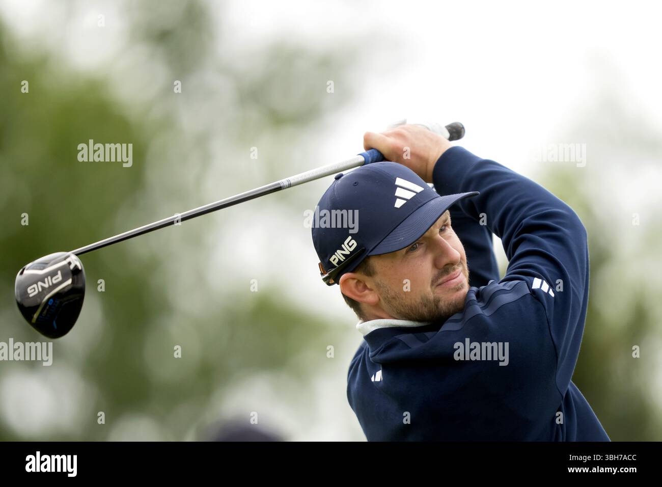 BADHOEVEDORP - Connor Syme (SCO) in action on the final day of the KLM ...