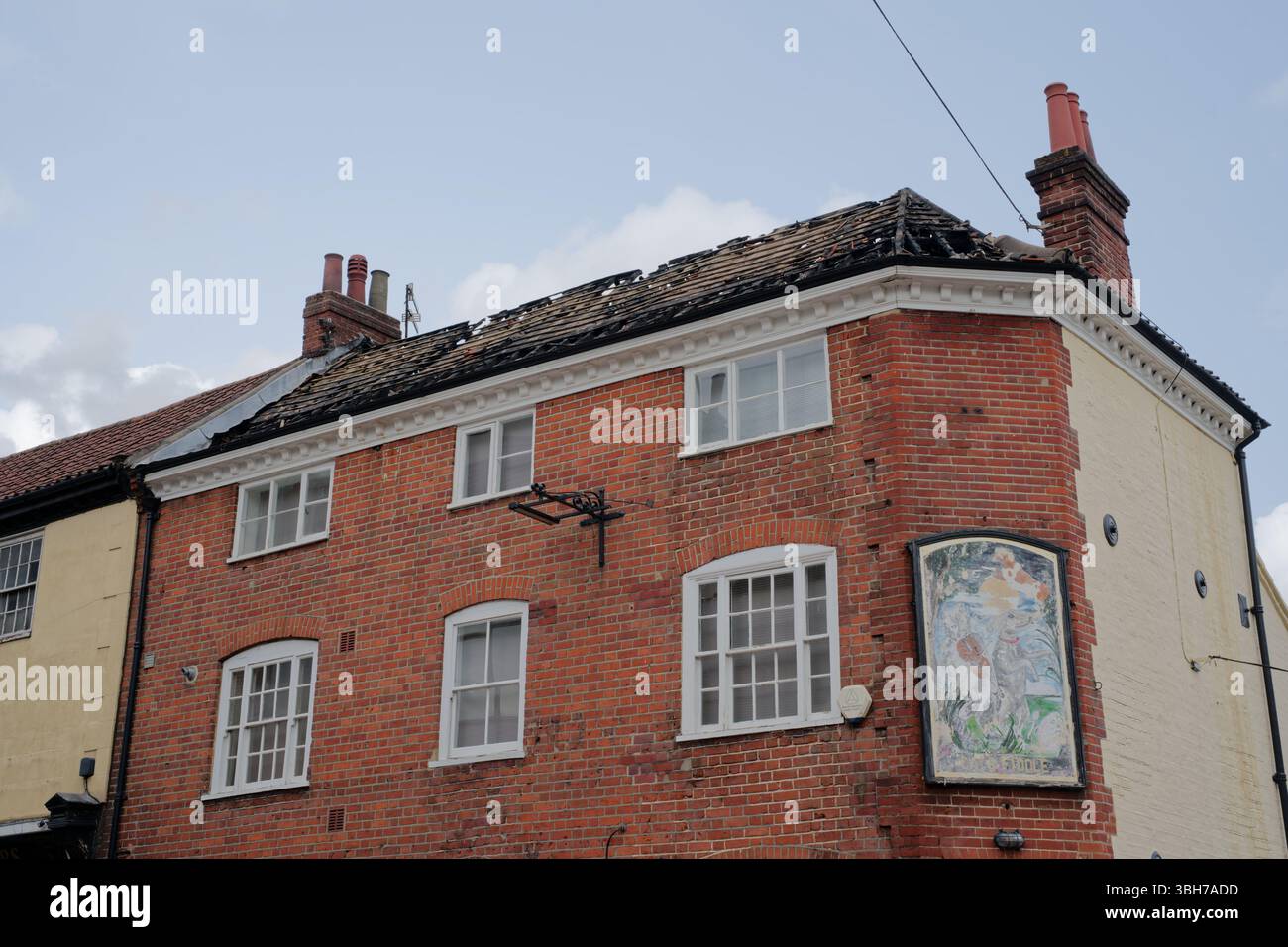 The old Cat and Fiddle pub, Magdalen Street, Norwich, after being ...