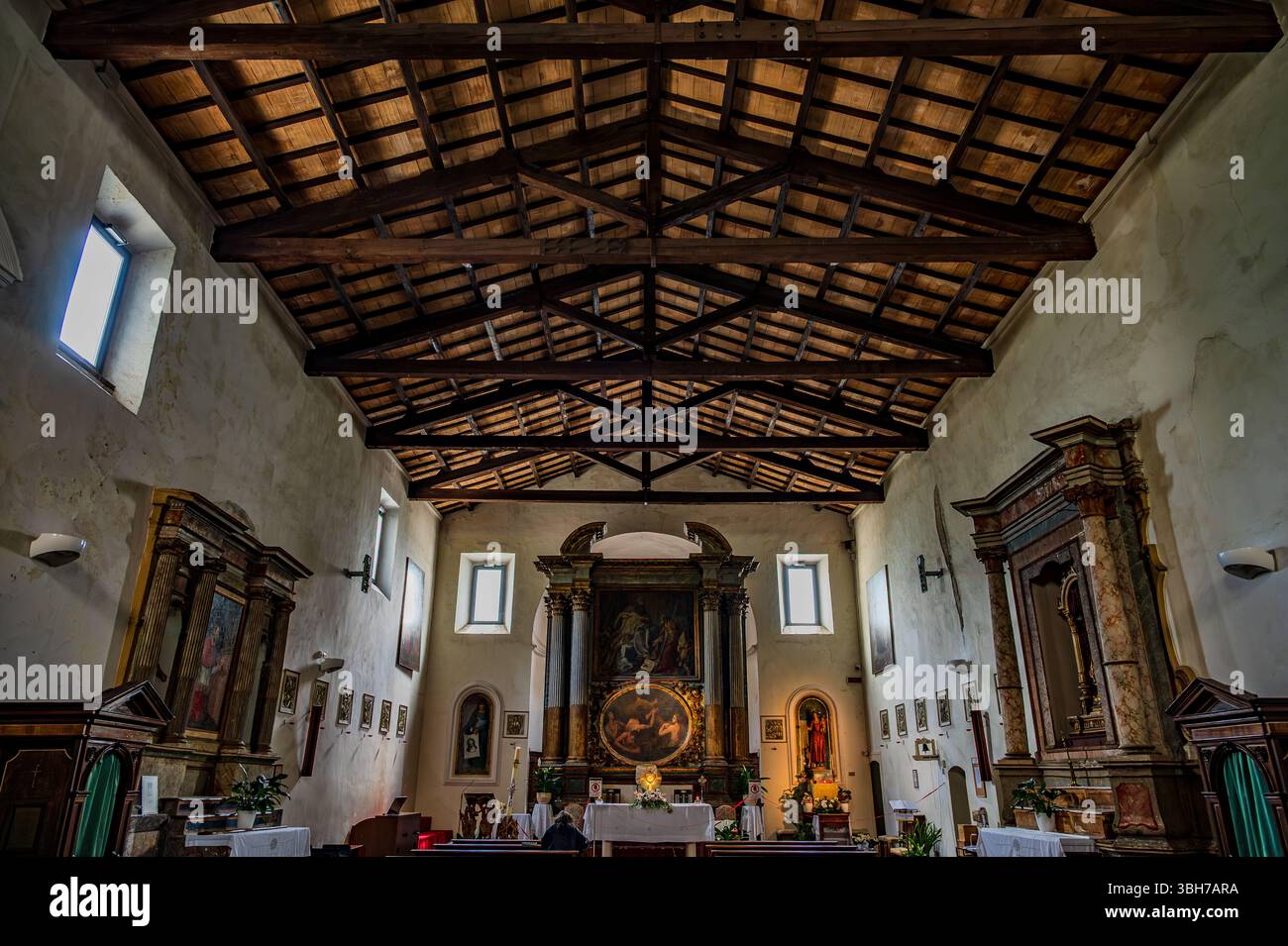 The church, most likely donated by the community, was built by the ...