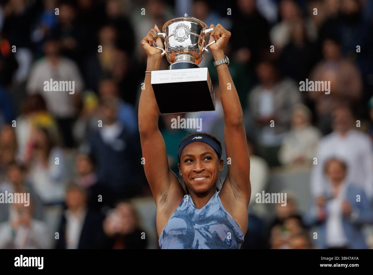 Winner Coco Gauff of United States during the Roland-Garros 2025 ...