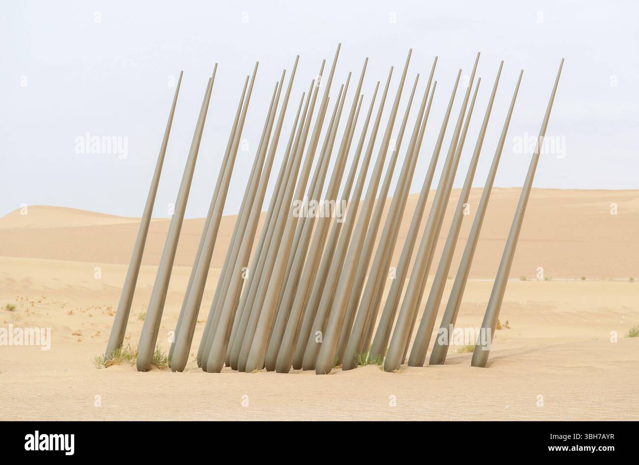 A sculpture near the Stargazers' Town, a tourist resort featuring ...