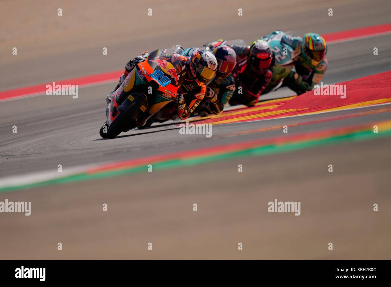 Spain's rider Jose Antonio of the Red Bull KTM Ajo leads after the ...