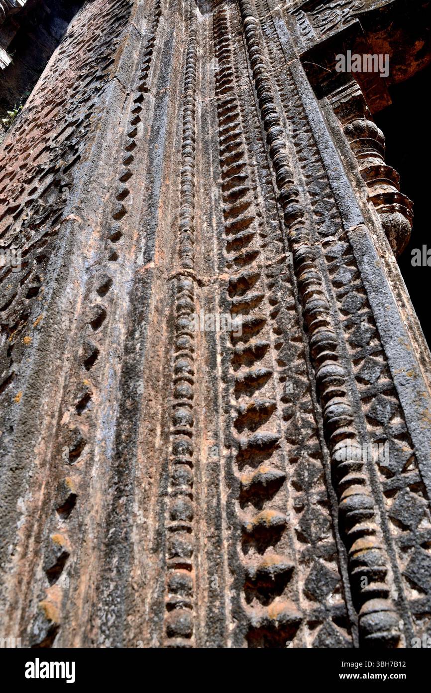 Partial view of the Teen Darwaja, Panhala Fort, also known as Panhalgad ...