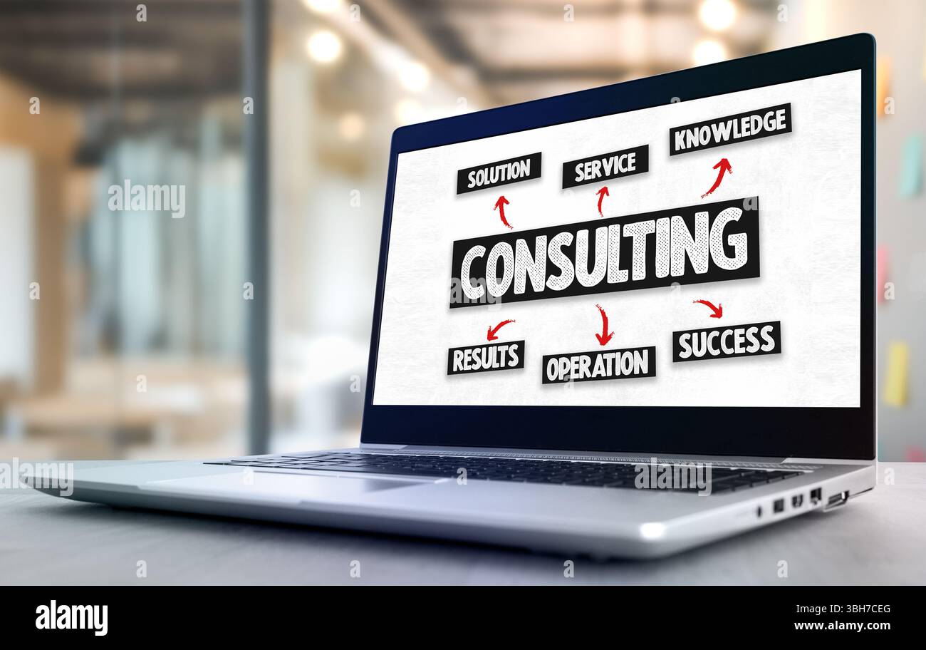Business Consulting. Expert Advice Driving Corporate Success Stock Photo - Alamy