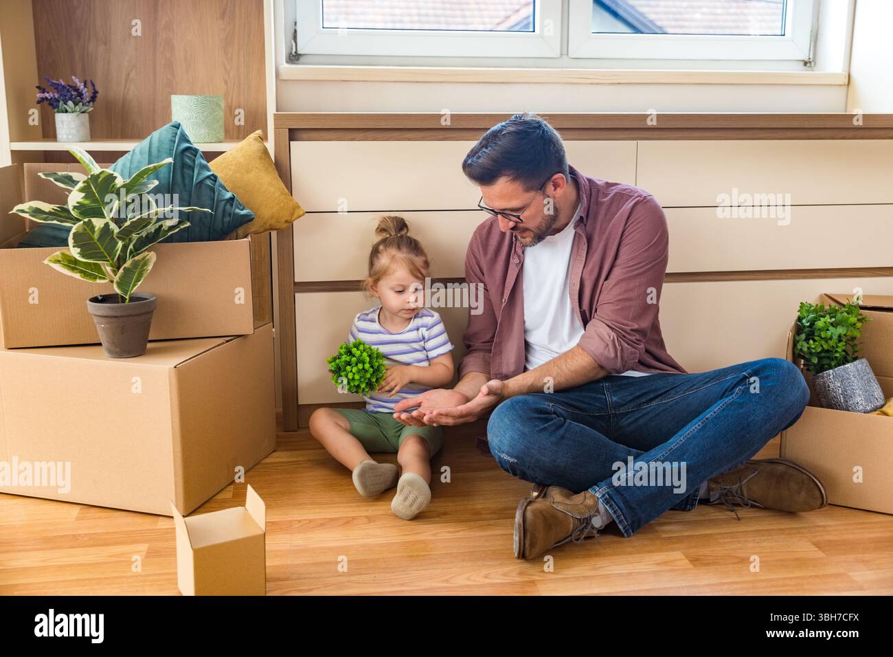 Single father embraces fresh start with his young daughter in their new ...