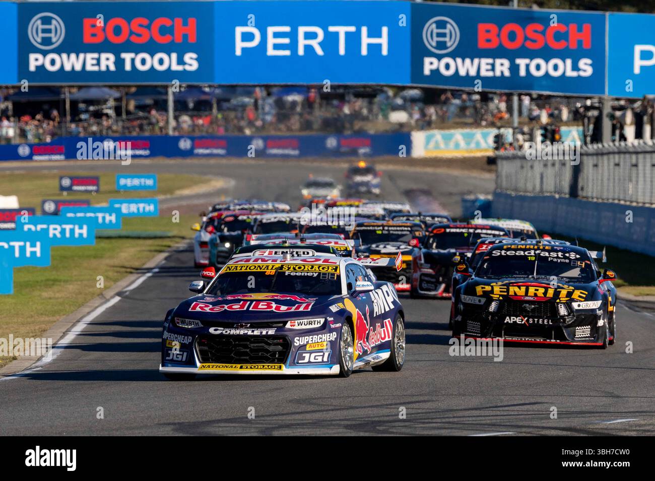 Broc Feeney who has won the 2025 Supercars Championship Race 16 Perth ...
