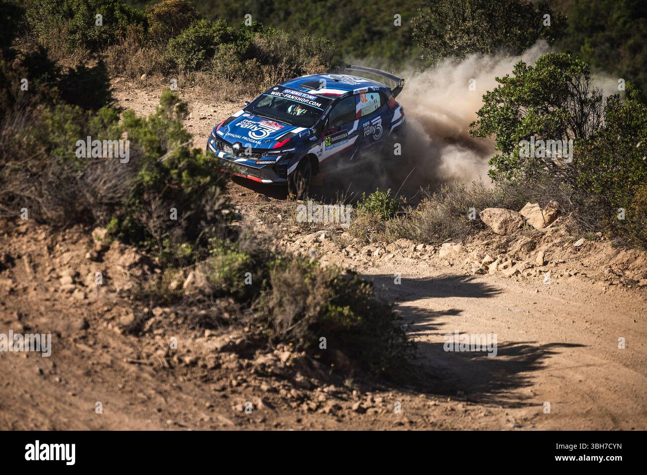 62 Mattéo CHATILLON, Maxence CORNUAU, Renault Clio Rally3, action ...