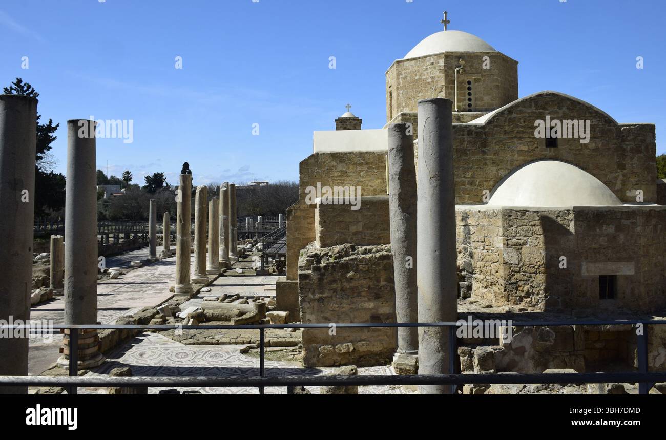 Old stone church paphos hi-res stock photography and images - Alamy