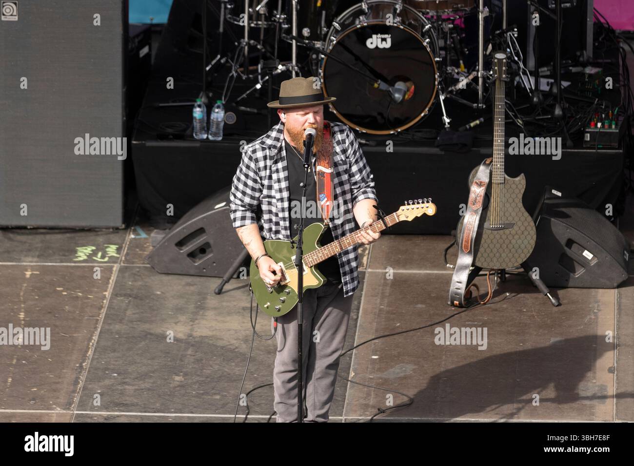 NASHVILLE, TENNESSEE - JUNE 7 , 2025: Country singer Tyler Braden ...