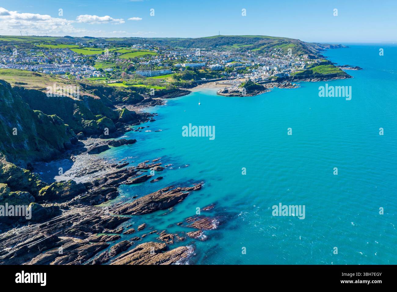Hele Bay, Ilfracombe, Devon, England, United Kingdom, Europe Stock ...