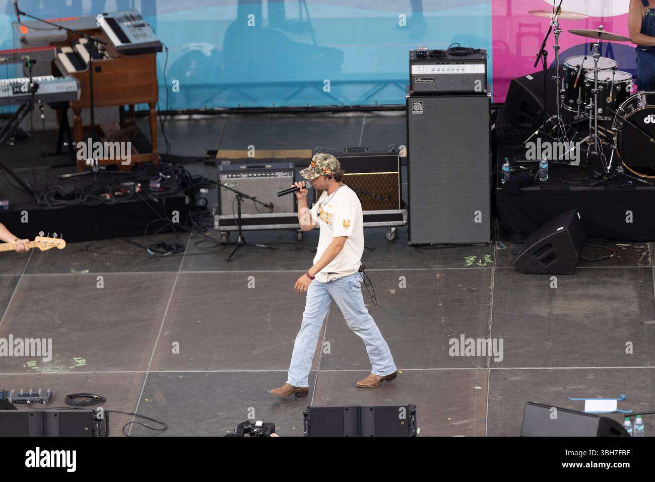 NASHVILLE, TENNESSEE - JUNE 7 , 2025: Country singer Conner Smith ...