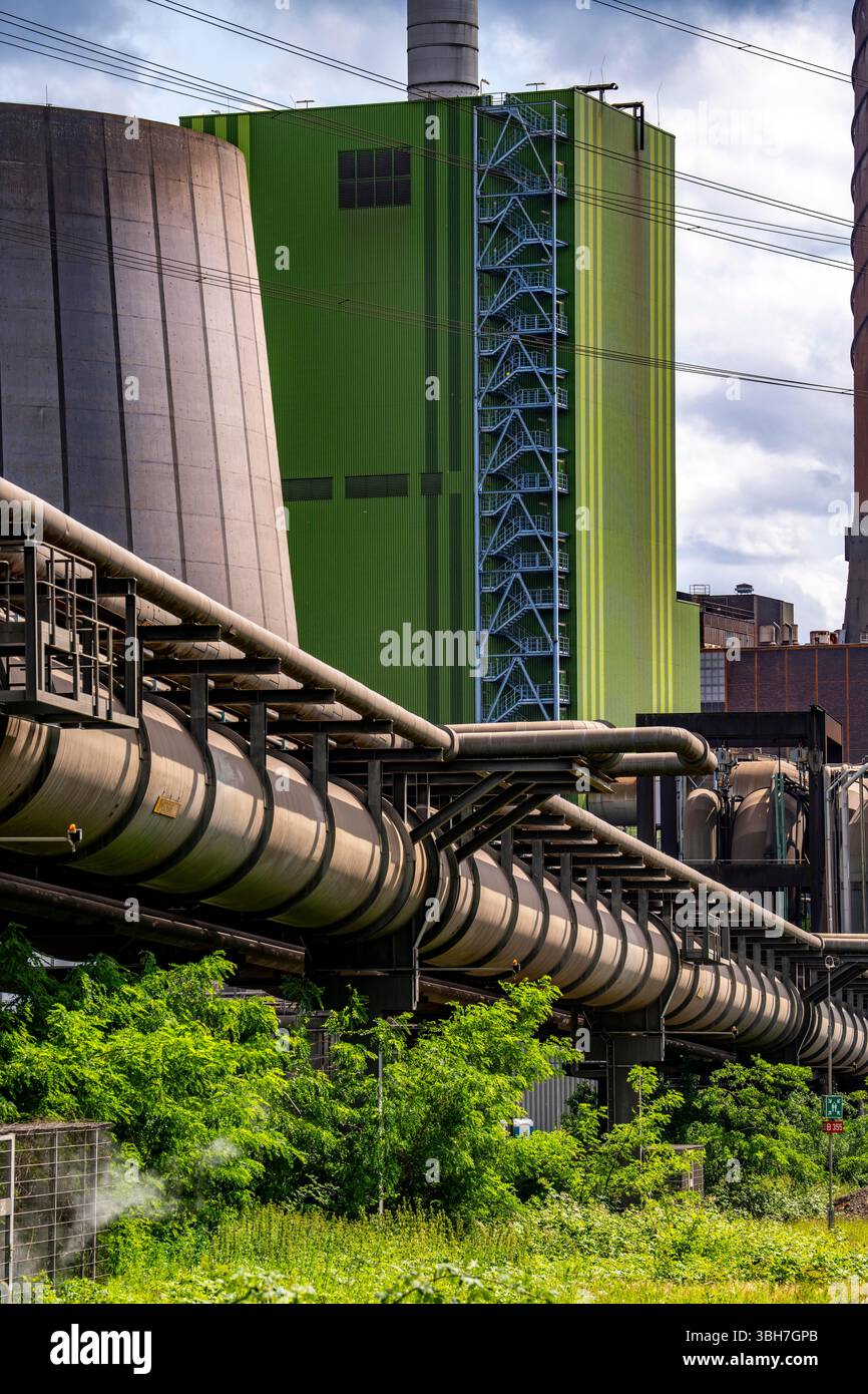 Pipelines for various gases, blast furnace gas, Thyssenkrupp Steel ...