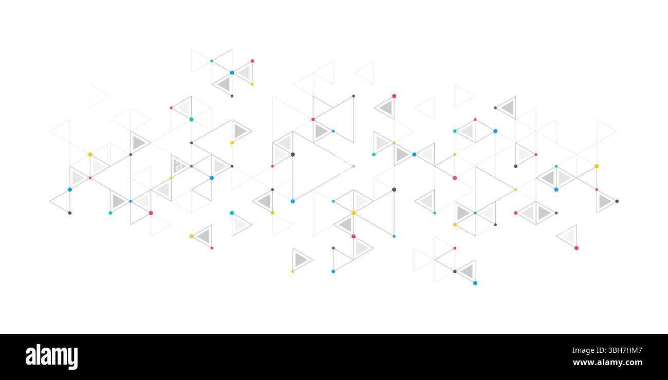 Abstract vector background with a geometric pattern of triangle shapes ...