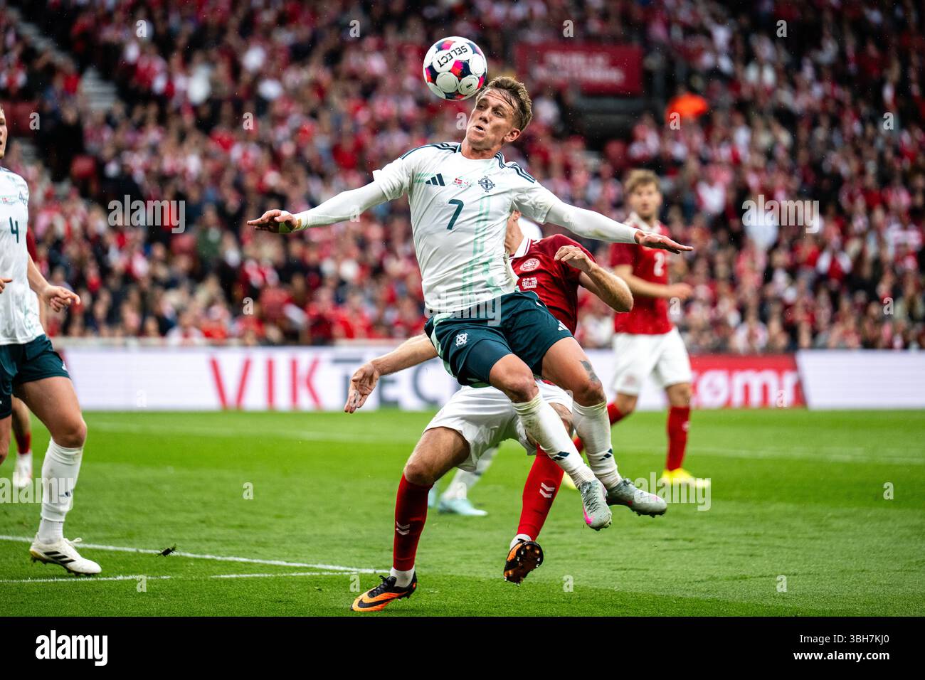 Copenhagen, Denmark. 07th June, 2025. Ethan Galbraith (7) of Northern ...