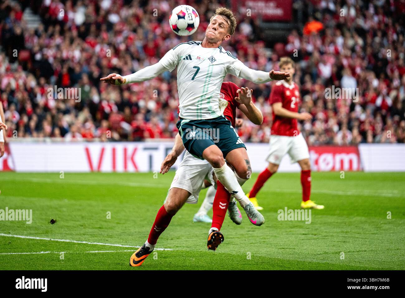 Copenhagen, Denmark. 07th June, 2025. Ethan Galbraith (7) of Northern ...