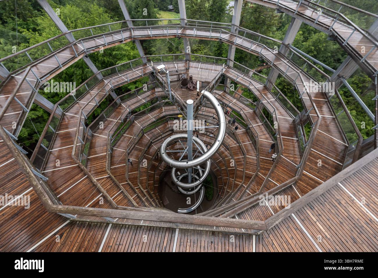 Bad Wildbad, Germany. 08th June, 2025. The observation tower on the ...
