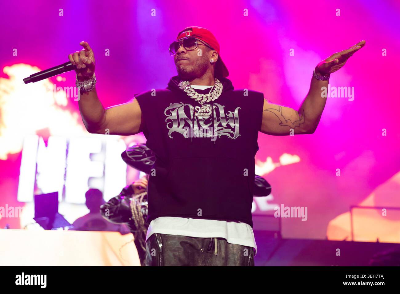 Manchester, England, 7th June, 2025. Nelly playing AO Arena on his Where The Party At Tour ...