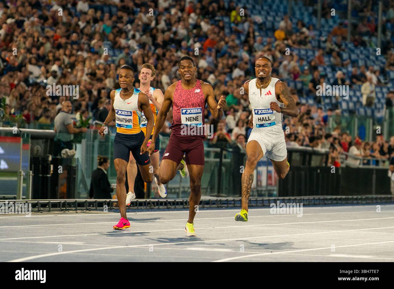 Rome, Italy. 08th June, 2025. HALL Quincy USA - NENE Zakithi RSA ...