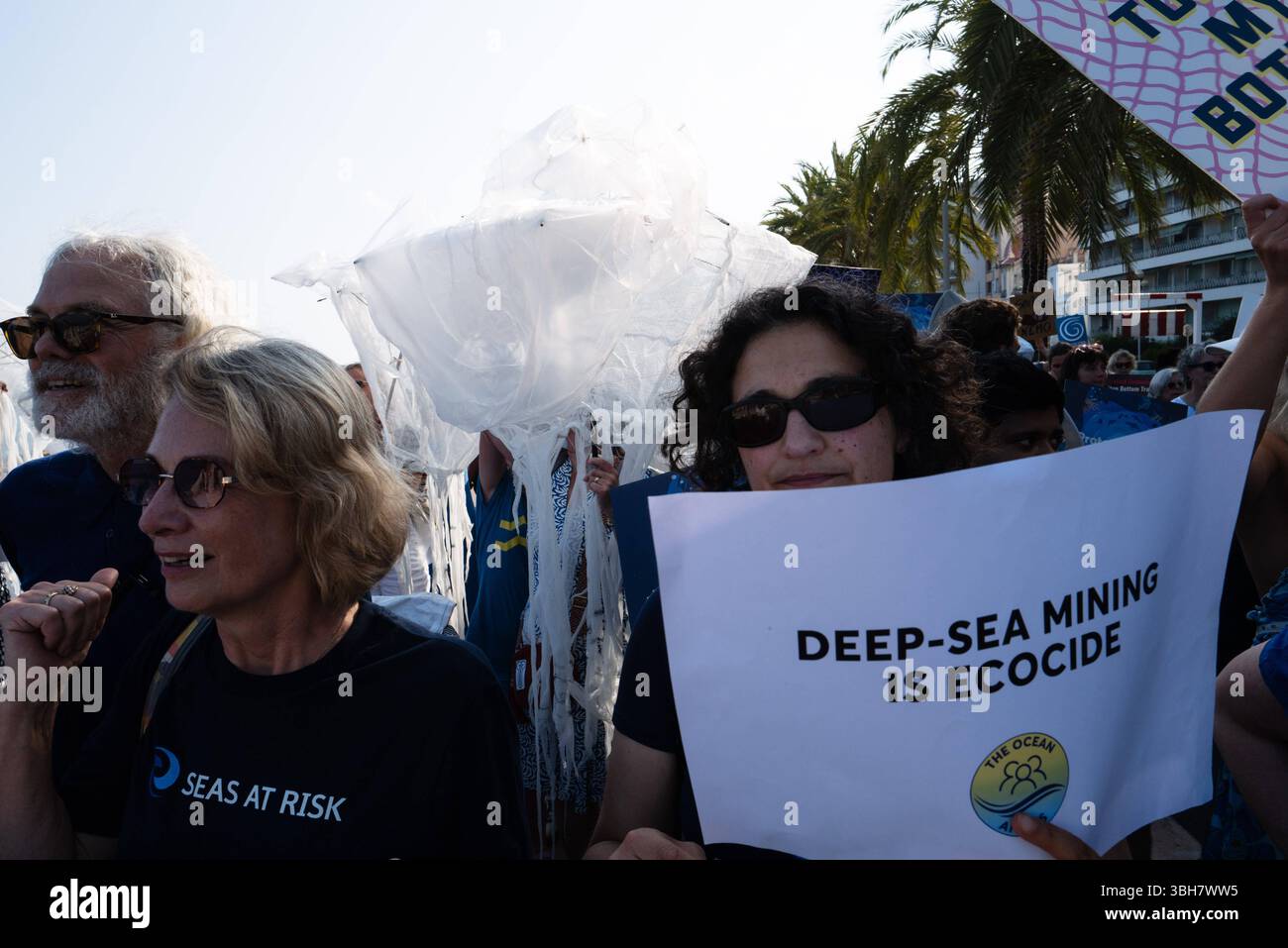 Blue March protest during UN Ocean Conference in Nice Thousands march ...