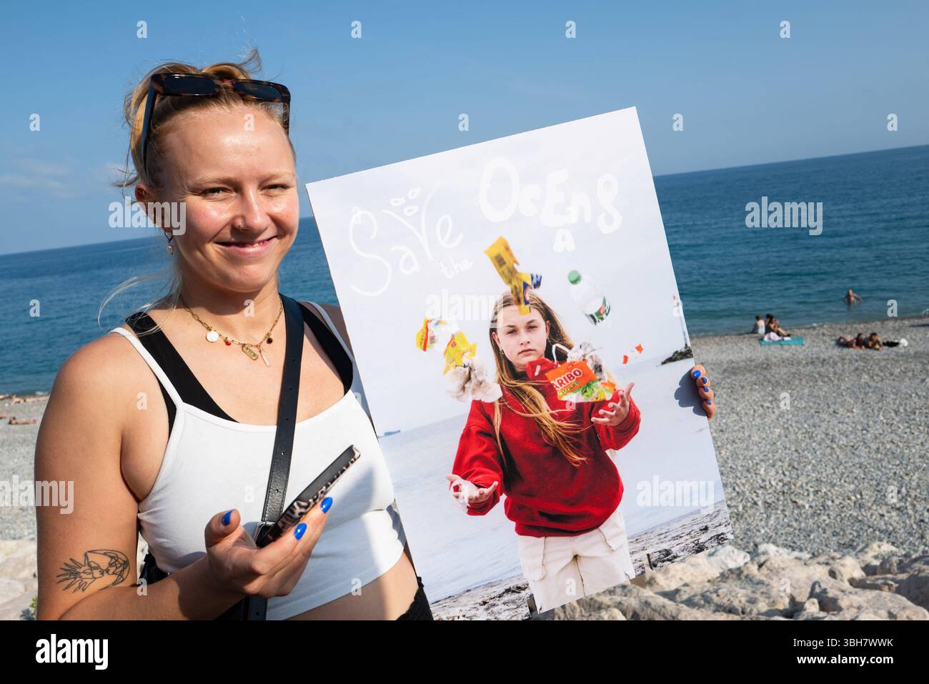 Blue March protest during UN Ocean Conference in Nice Thousands march ...