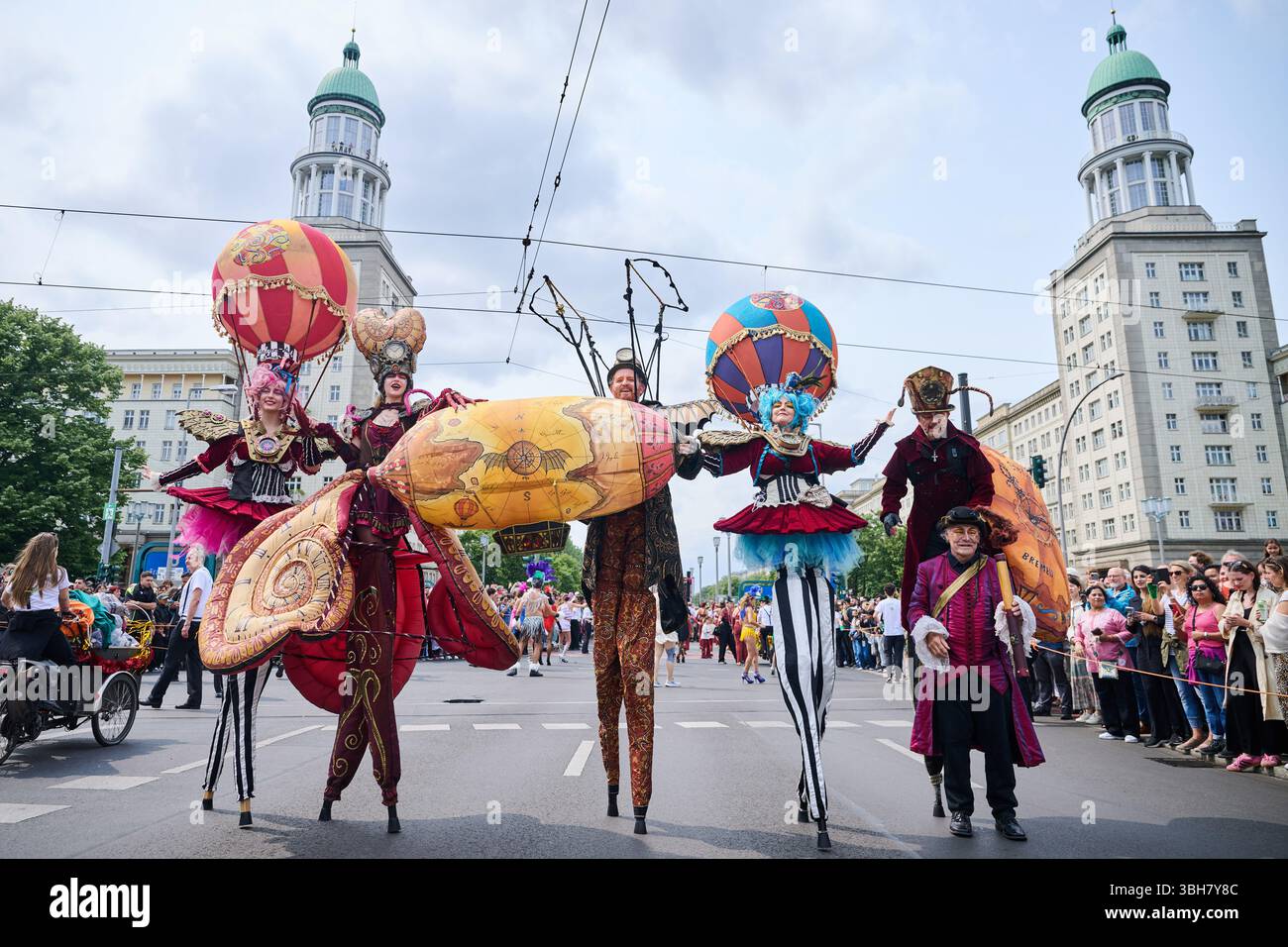 Berlin, Germany. 08th June, 2025. Dressed-up people from different ...