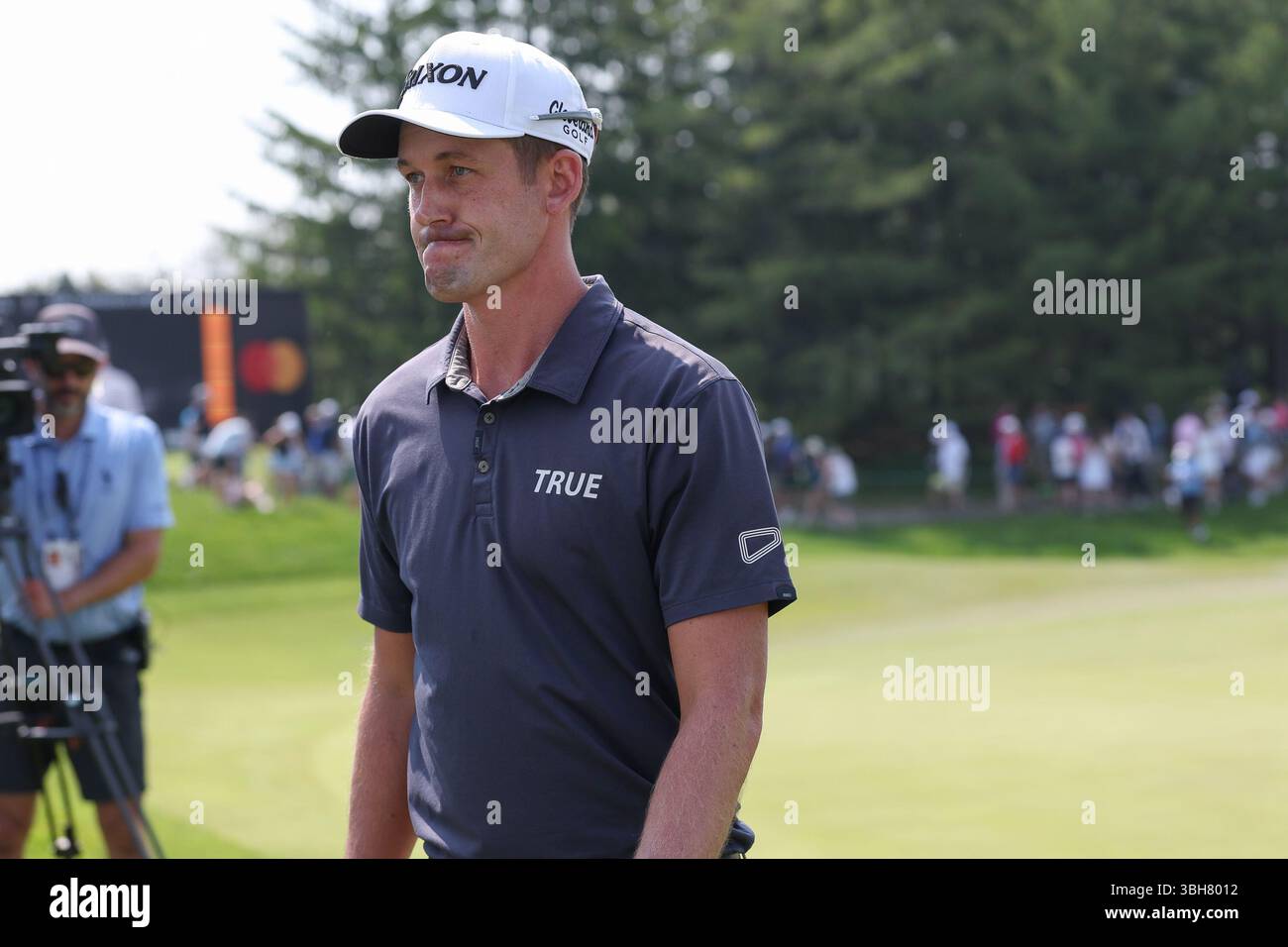Caledon, Ontario, Canada. 07th June, 2025. Andrew Putman walks off the ...
