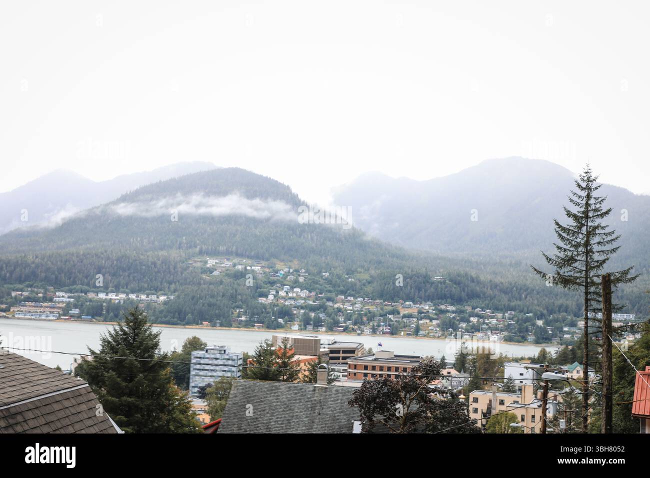 Front Street in downtown Juneau, the capital city of Alaska, USA Stock ...
