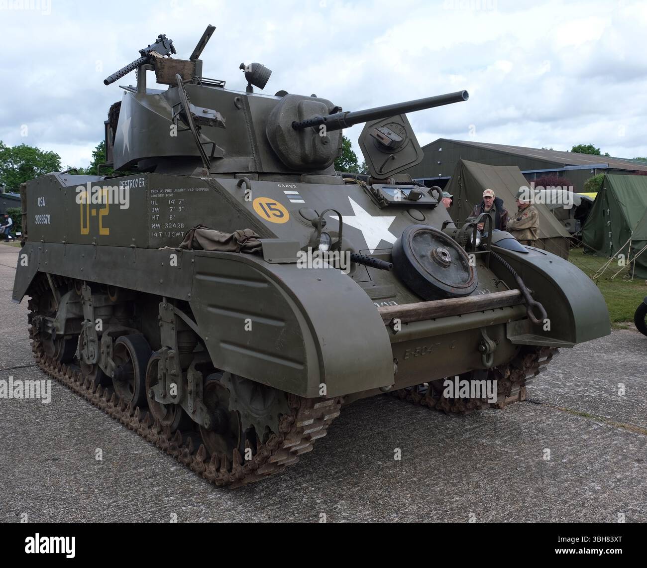 M3 Stuarts were the first American-crewed tanks in World War II to ...